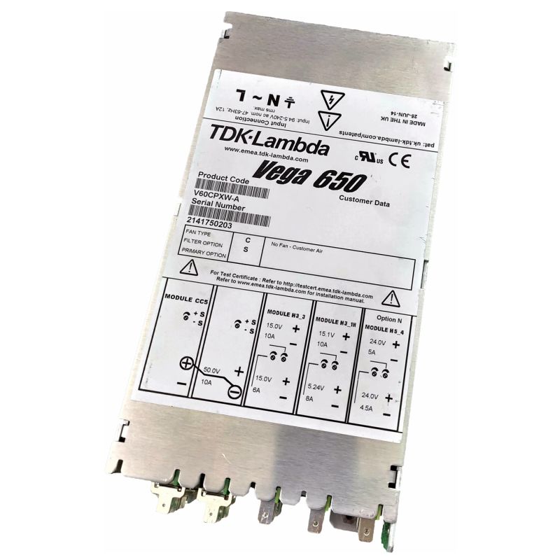 TDK-LAMBDA VEGA 650 V60CPXW-A Power Supply - Redlop GmbH